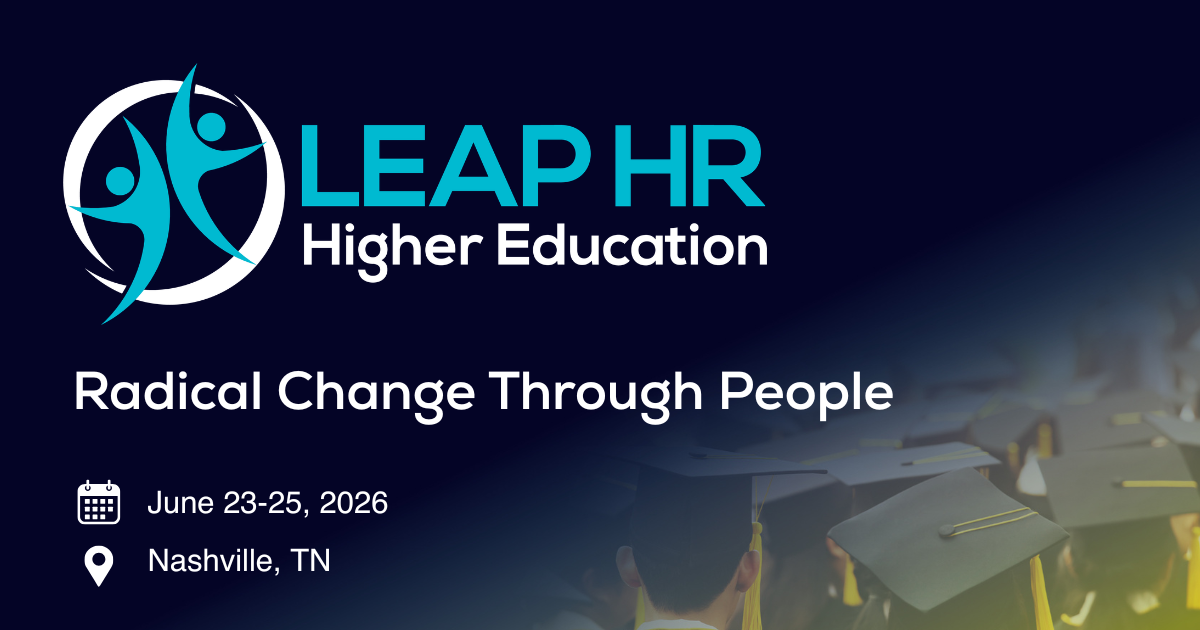 Home | LEAP HR: Higher Education 2026